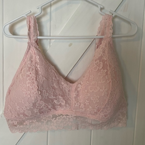 Intimates & Sleepwear | Nwot Pink Bralette Xxxl Great For Layering Fall ...